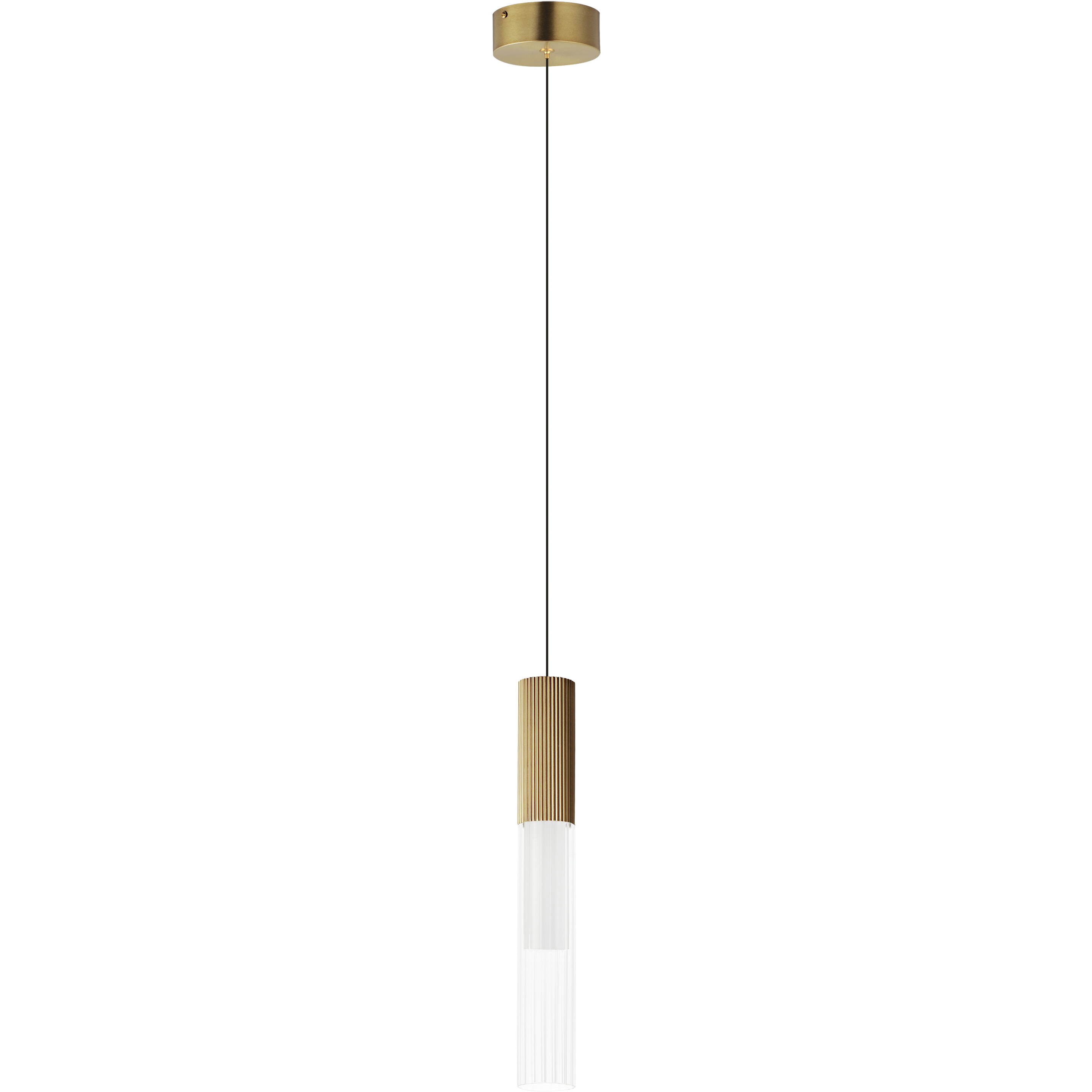ET2 E11011-144GLD Reeds LED 2.25 inch Gold Single Pendant Ceiling Light